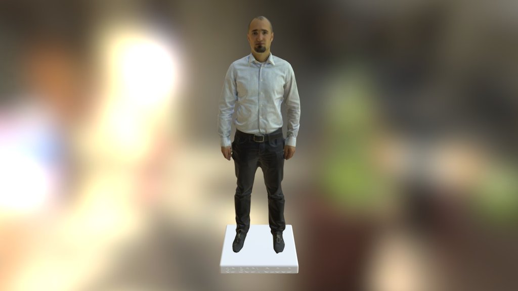 Full body 3D scan on baseplate - 3D model by 3dbodycloud [3940bab ...