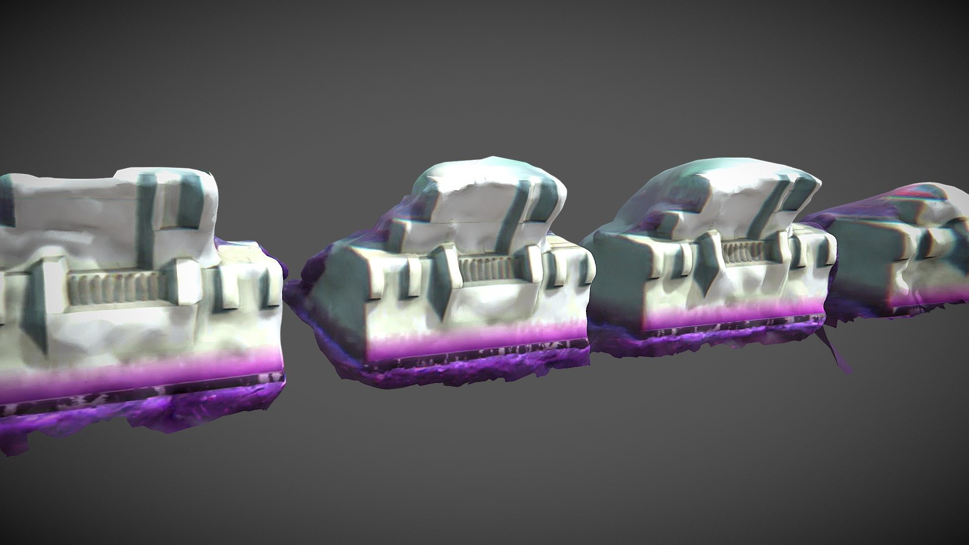Signal 2 - Purple ocean buildings | Videocult - Download Free 3D model ...