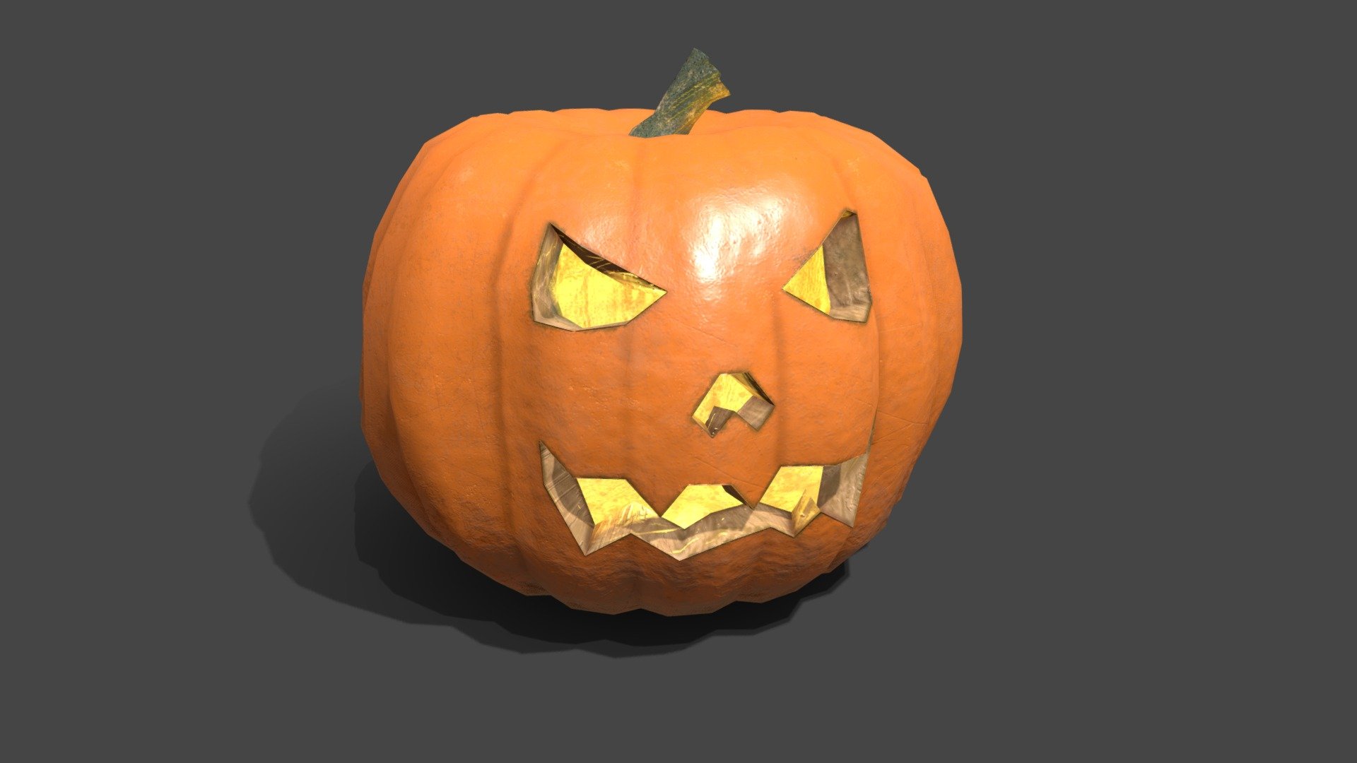 Halloween Carved Pumpkin 🎃 - Download Free 3D model by Glowbox 3D ...