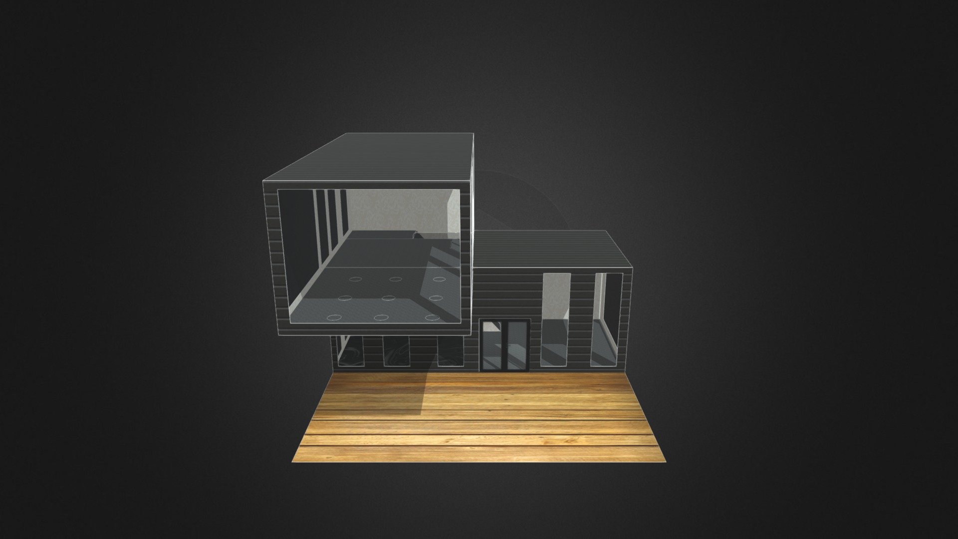 Container home 2 - Download Free 3D model by shirlanne [39438ce ...