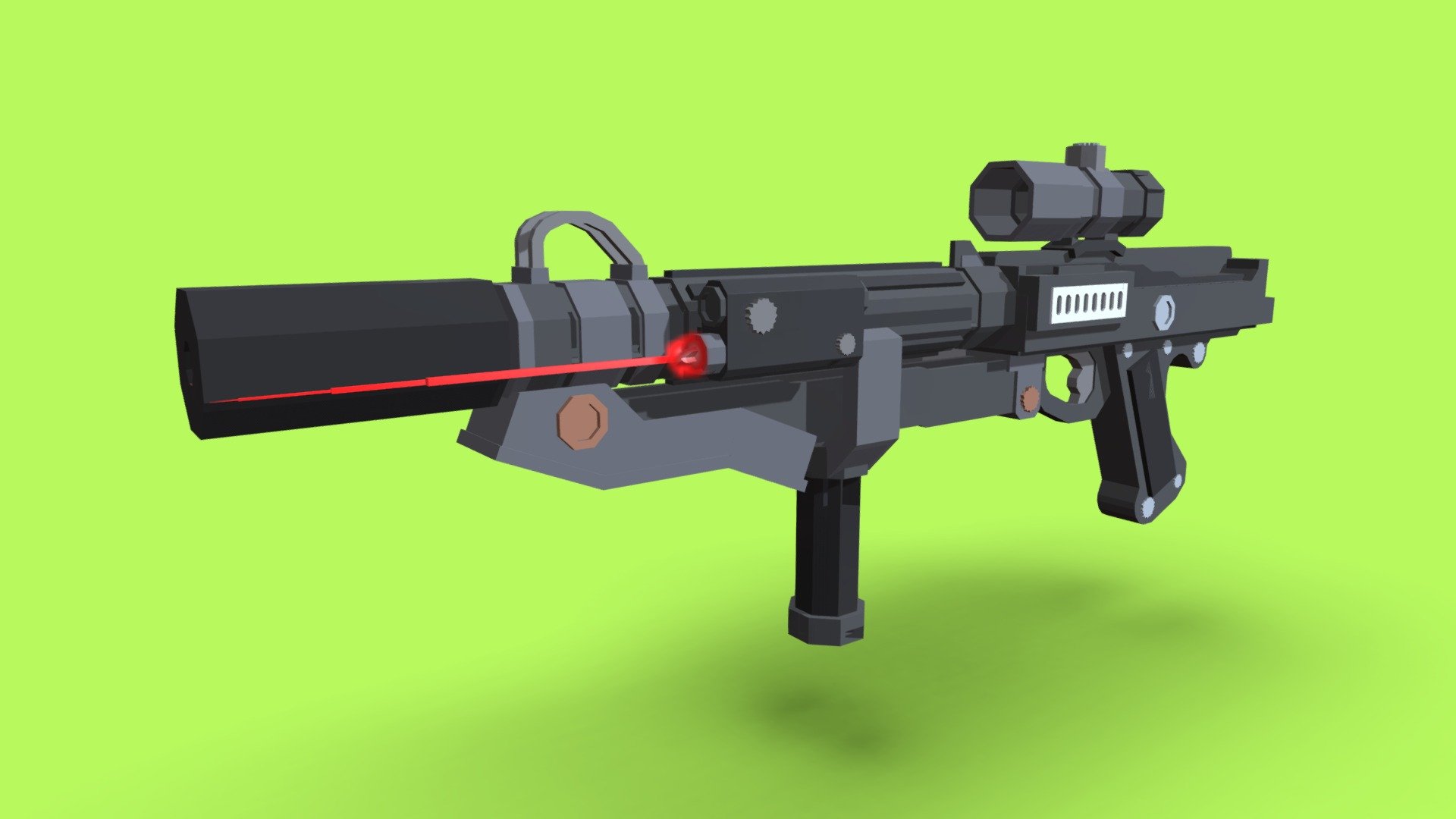 Modified DC-15C Blaster - Minecraft - 3D model by LZBlocks [39438cf ...