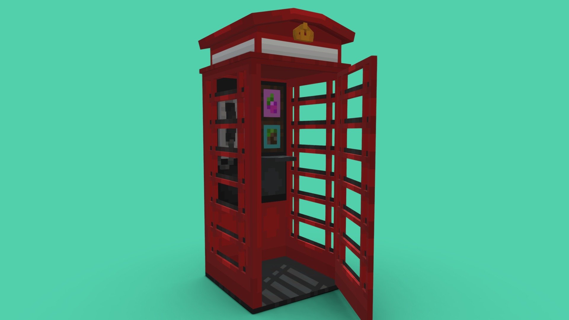 London Telephone Box - 3D model by Stervma (@Jamezbower) [3943c9b ...