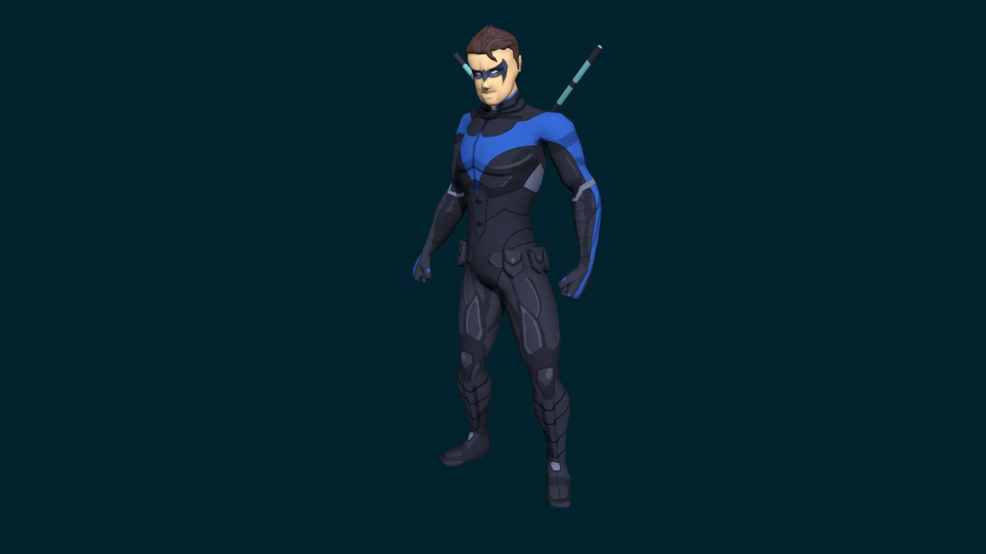 Nightwing - 3D model by gavinburd [3944284] - Sketchfab