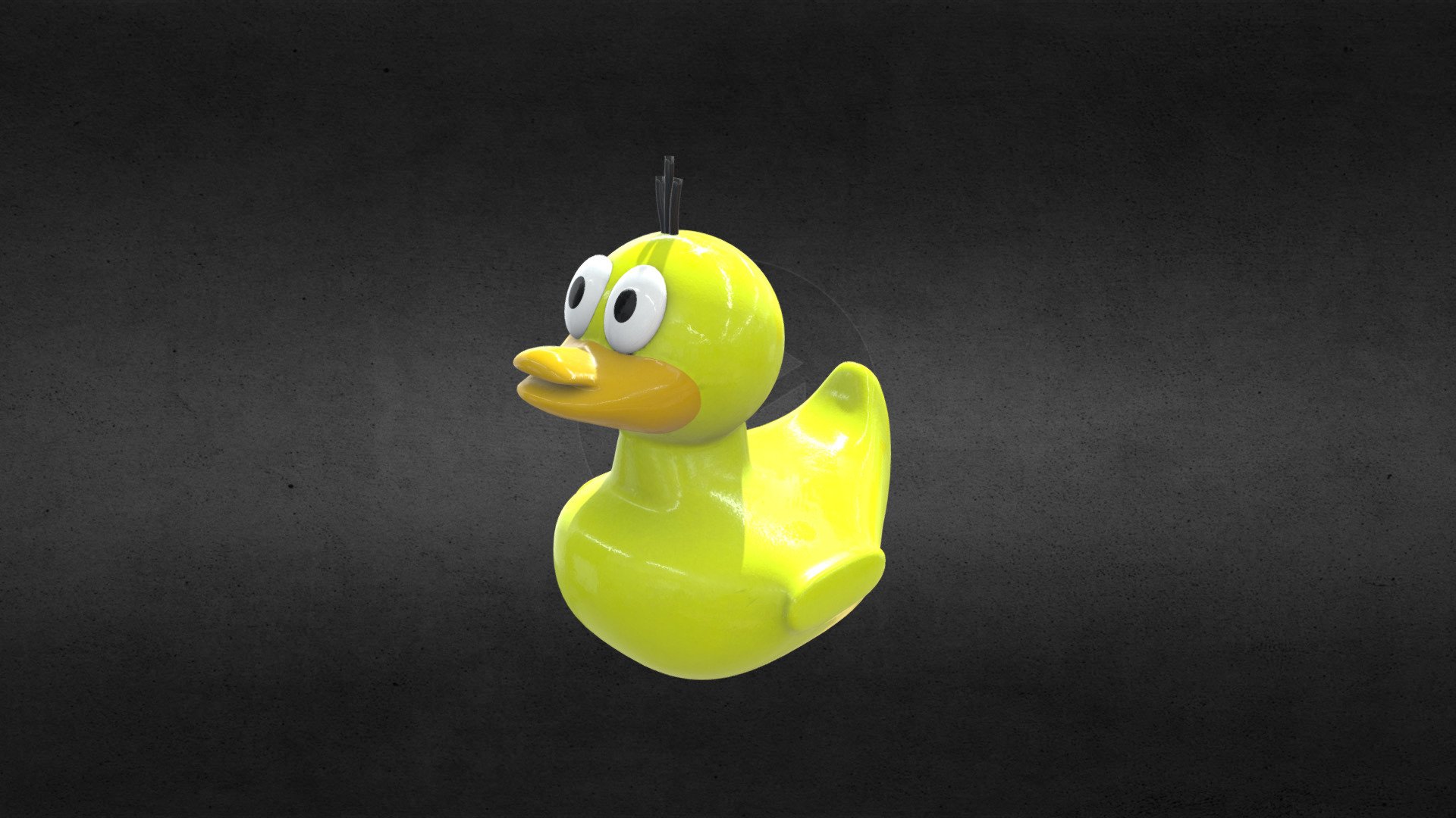Week challenge 49 - Rubber duck - 3D model by jordillobre [3944436 ...