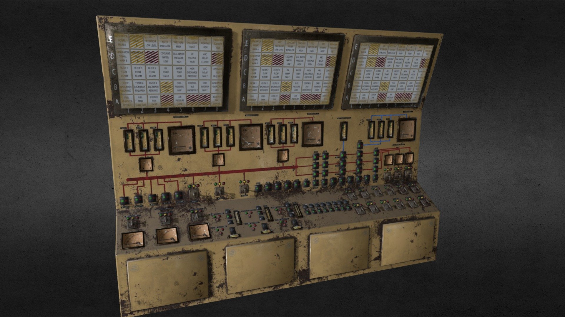 Control Panel - 3D model by rbohacik [3945330] - Sketchfab