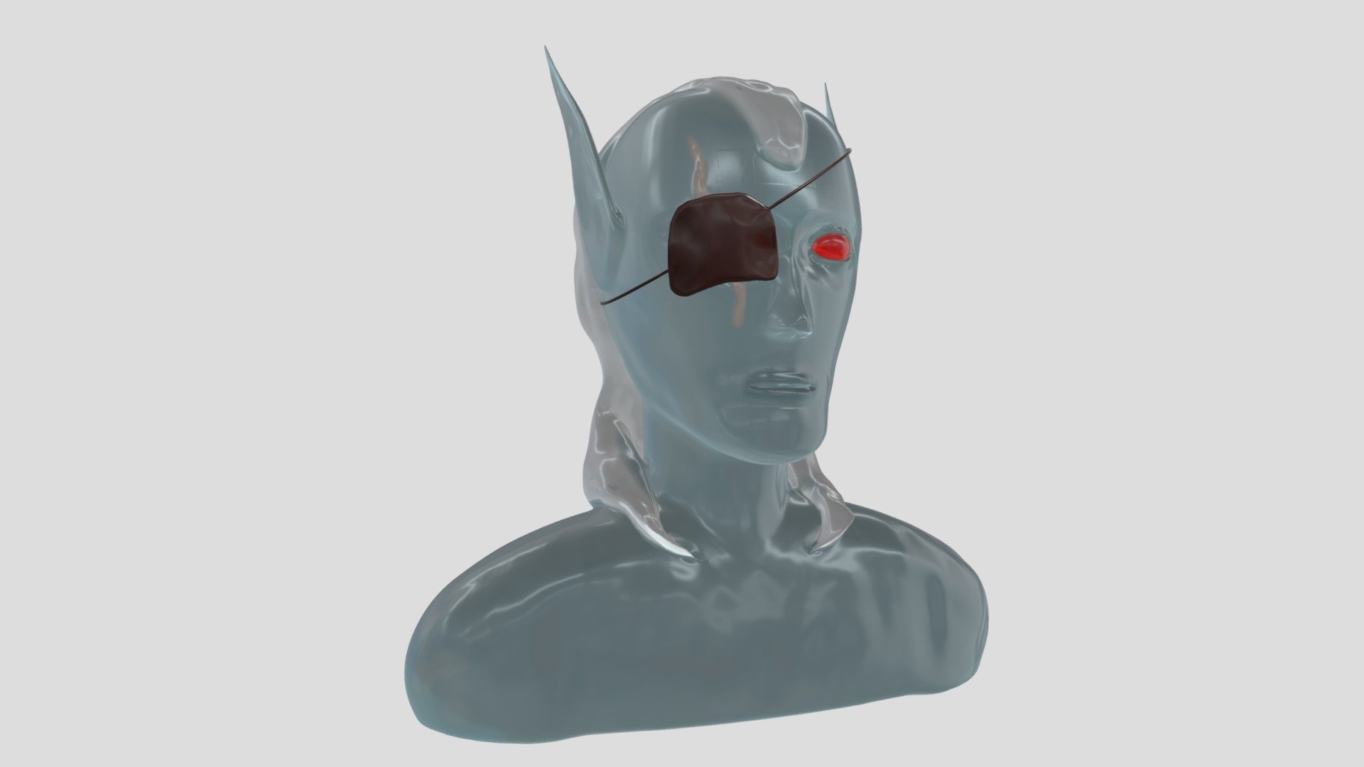 Elf 3D Head Model - Download Free 3D model by Hawk Eye Design ...