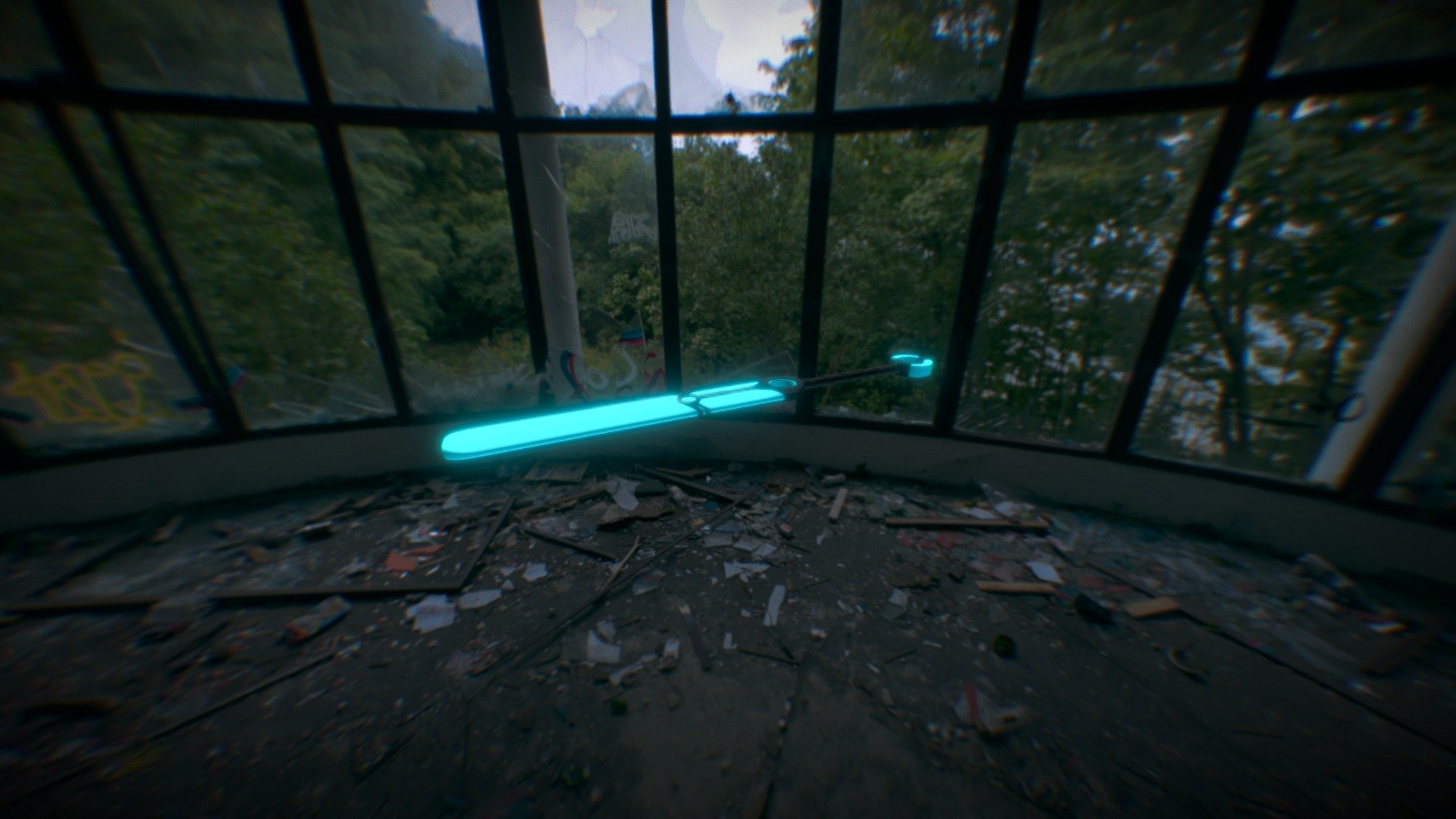 Ekko's Glowstick Bat - 3D model by nxtorious (@nxto) [3948195] - Sketchfab