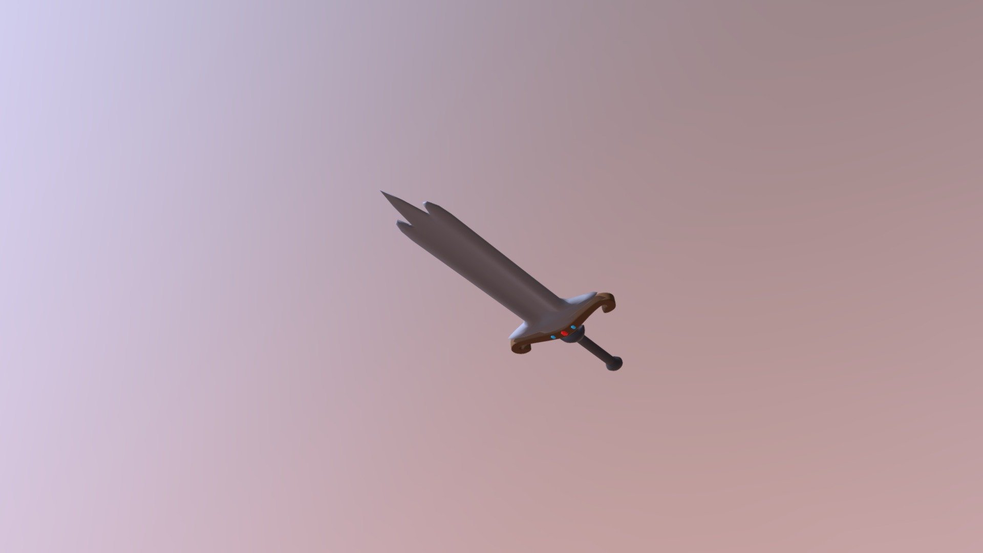 Toon Sword 1 - 3D model by petercimino [3948c57] - Sketchfab