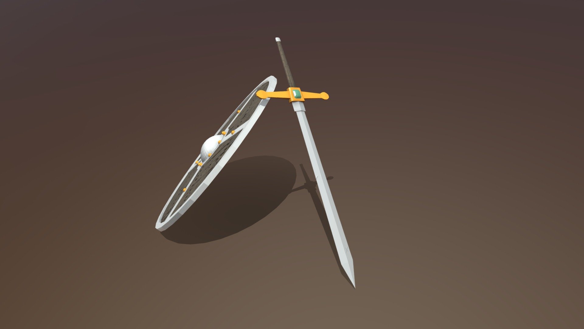 Sword and Shield - 3D model by AllexSerra (@alexiaSerra) [394aeff ...
