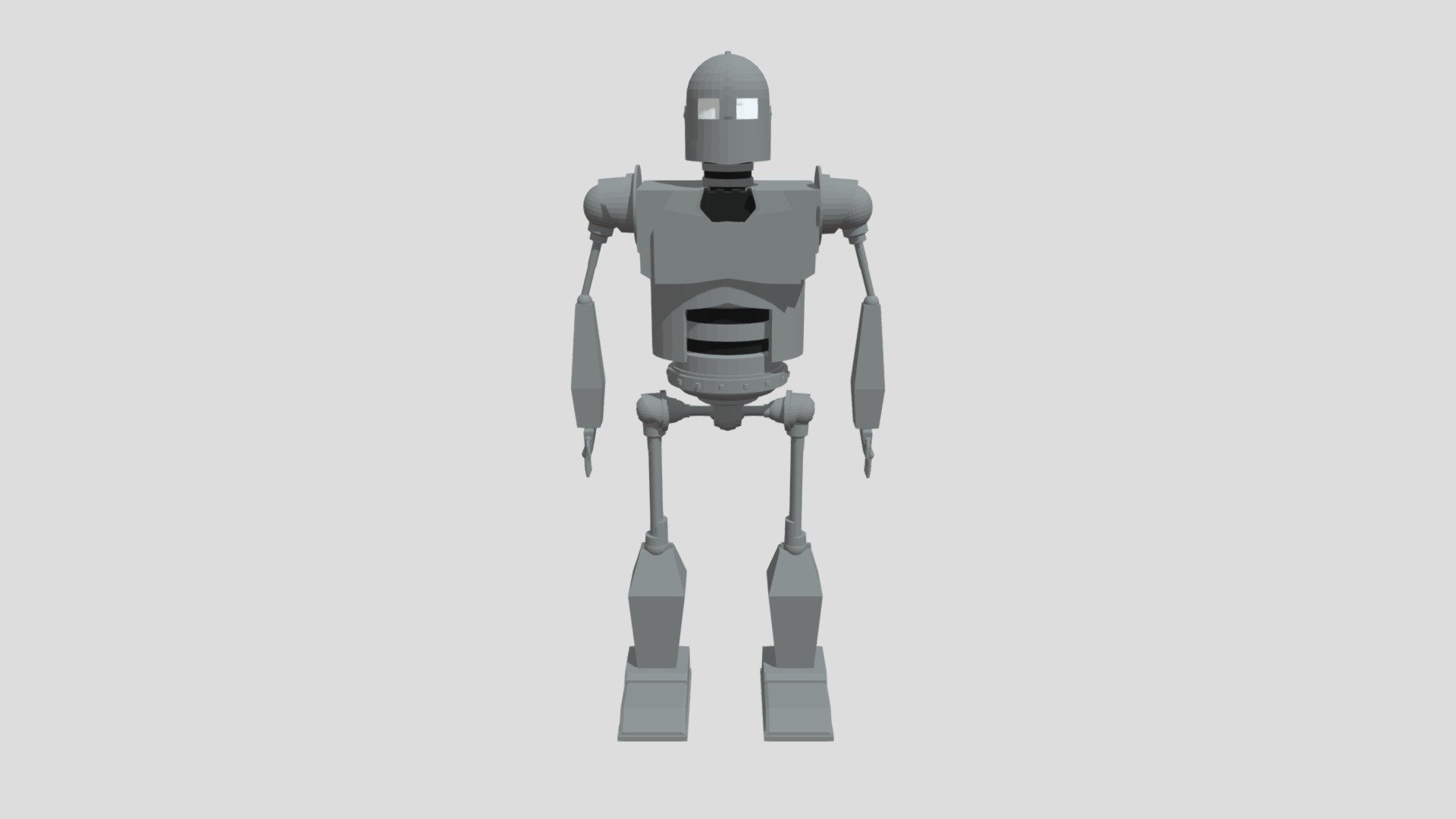 low poly Iron Giant - 3D model by 3ric.4olt [394b1ef] - Sketchfab