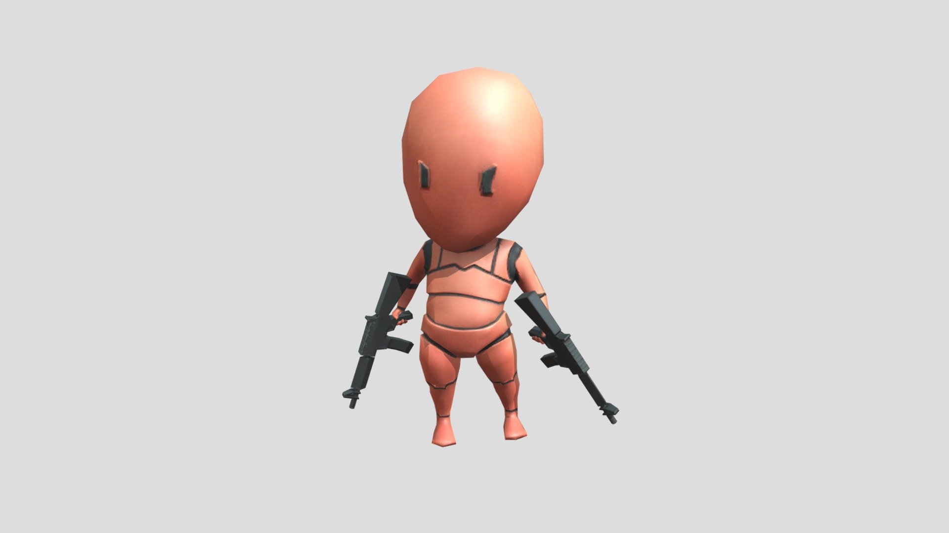 Chibi Dummy Model - Download Free 3D model by khuramOggy [394d757 ...