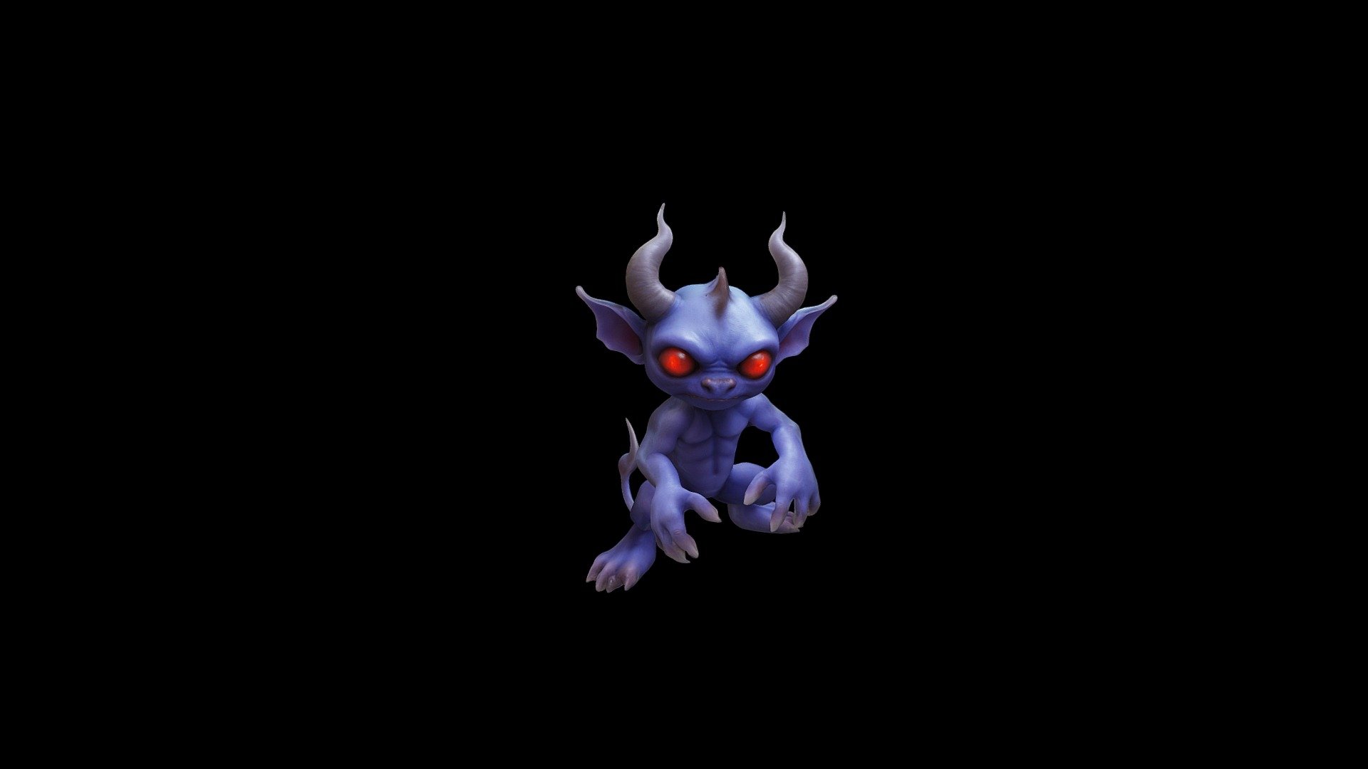 Demon #1 - Download Free 3D model by Lilusa [394dbba] - Sketchfab
