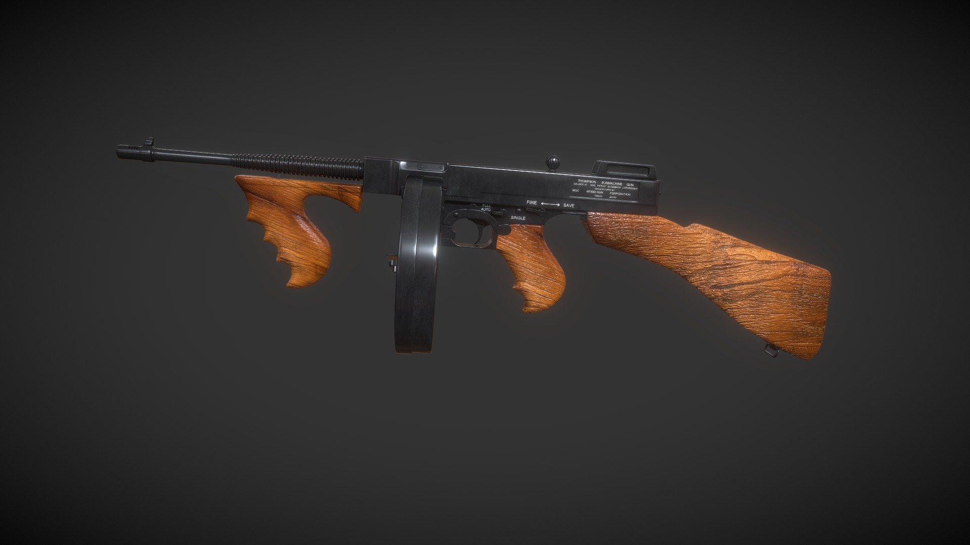 Thompson Model 1921 - Buy Royalty Free 3D model by hum3d [394e801 ...