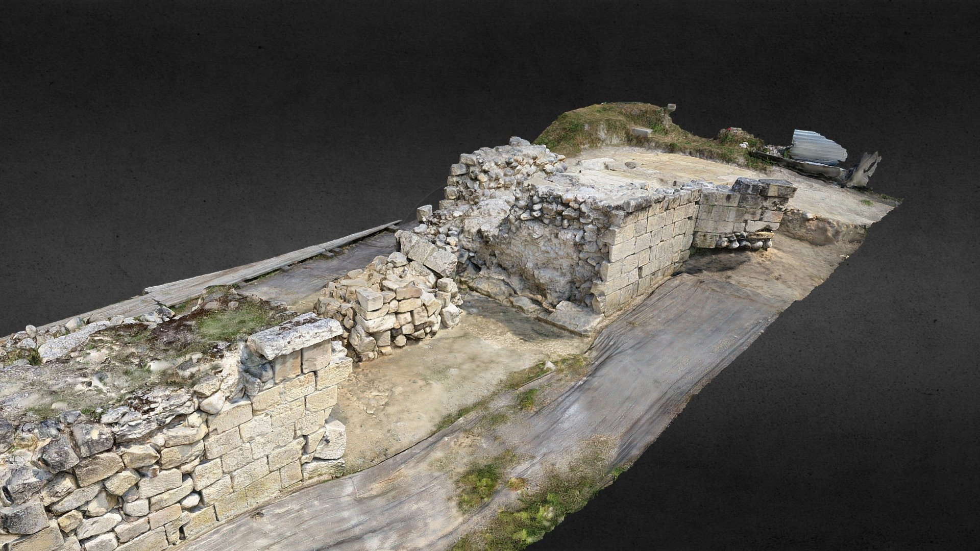 Harfleur - Pont médiéval - 3D model by Metascan (@n0p) [394f2e4 ...