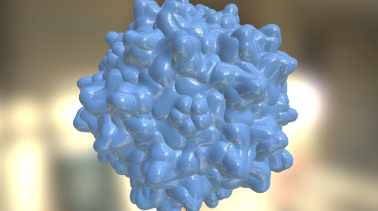 AAV9 virus vector - 3D model by microscape [394fca4] - Sketchfab