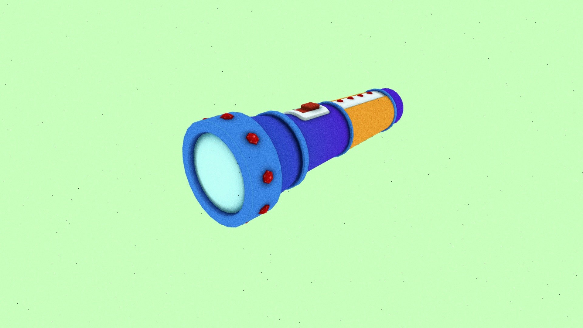 Fantasy Handpainted Flashlight - 3D model by CHAOSRU (@chaosru_jp ...