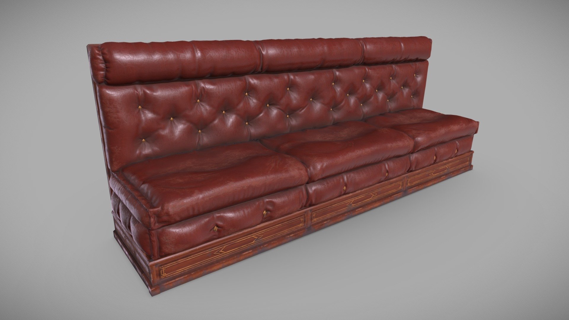 Dishonored style Couch - 3D model by panrichi [3950868] - Sketchfab