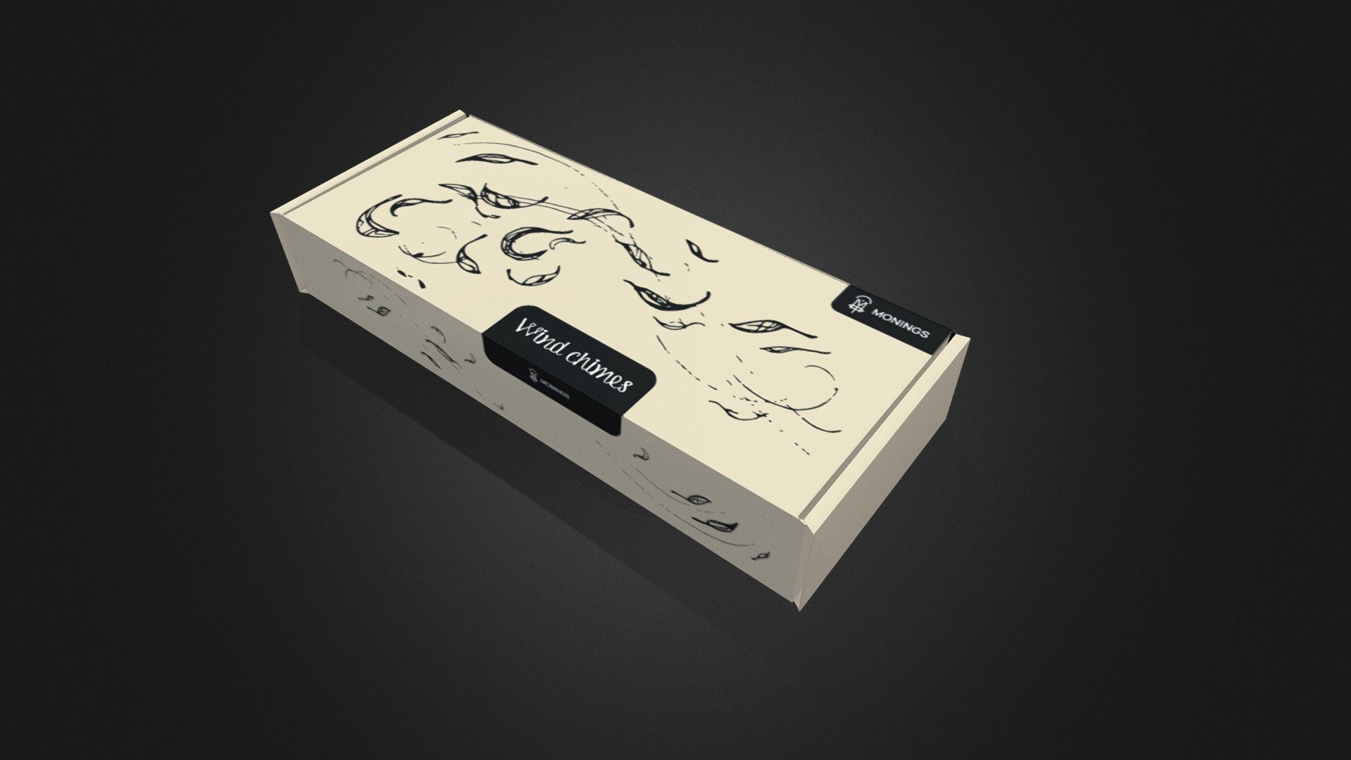 Wind Chimes packaging - 3D model by Aleksei (@virare3d) [395094c ...