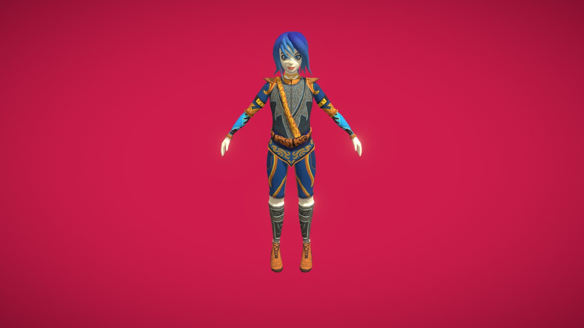 Scarlet - 3D model by Aissa055 [3952234] - Sketchfab