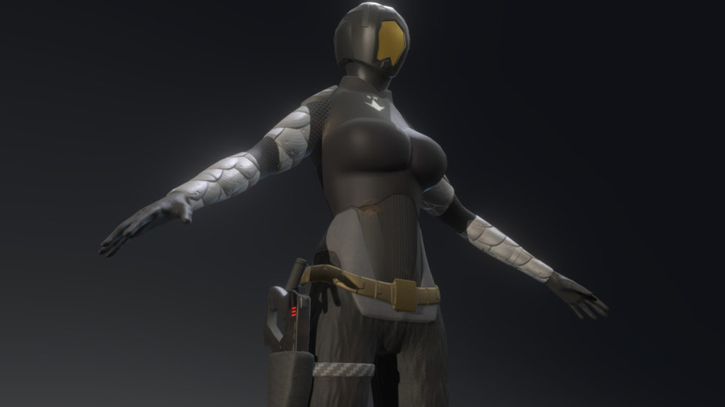 Sarah Williams - 3D model by Michael Kerssens (@michaelkerssens ...