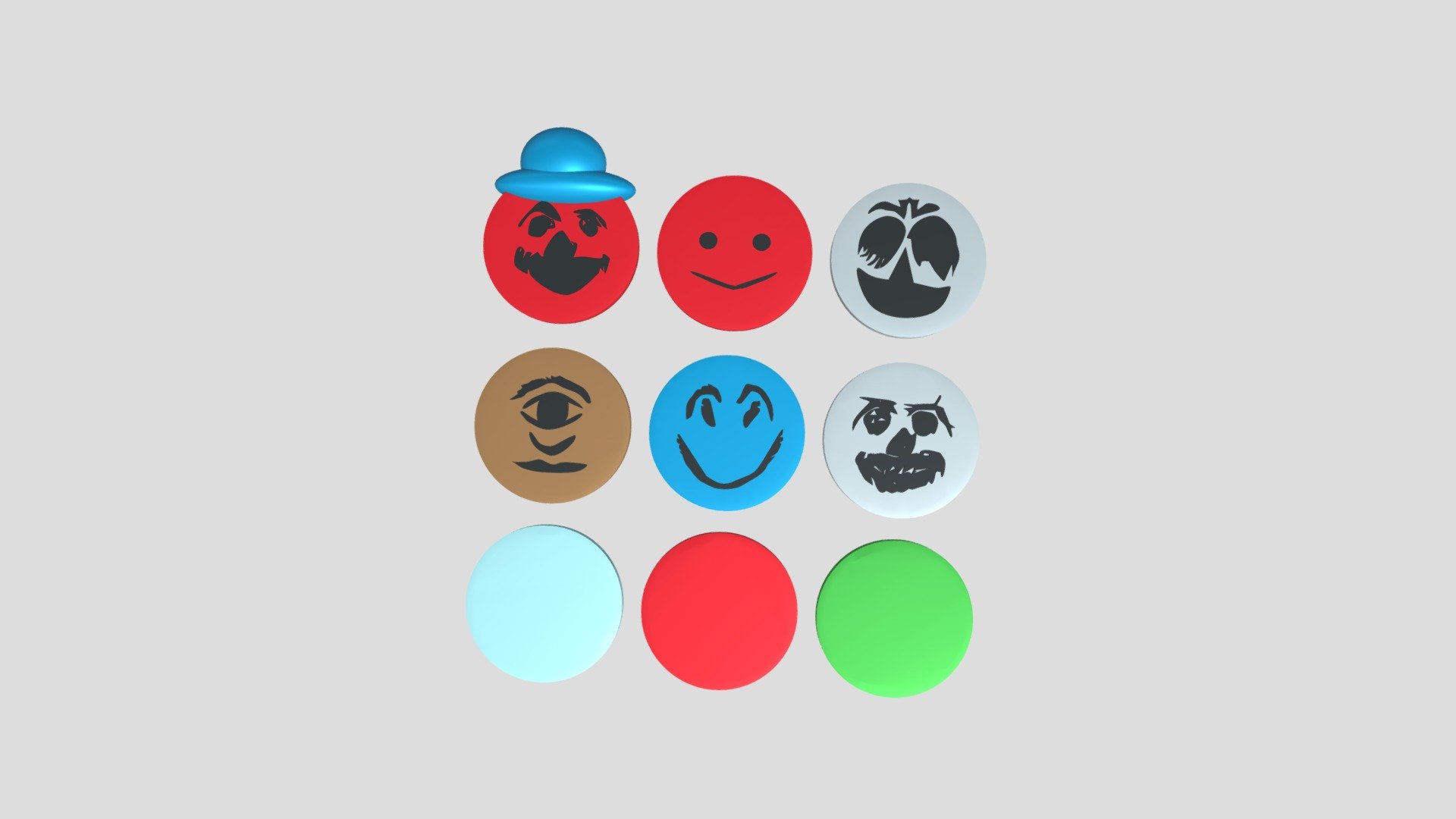 mugen tokens - 3D model by clipboardmanlol123 (@thebreadmanhimself ...