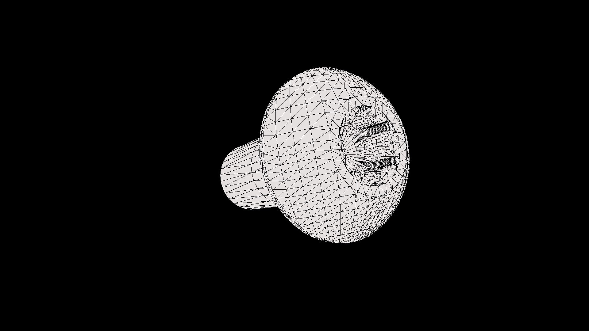 #8-32 X 3_8 Star Drive Screw (276-4991) - Download Free 3D model by ...
