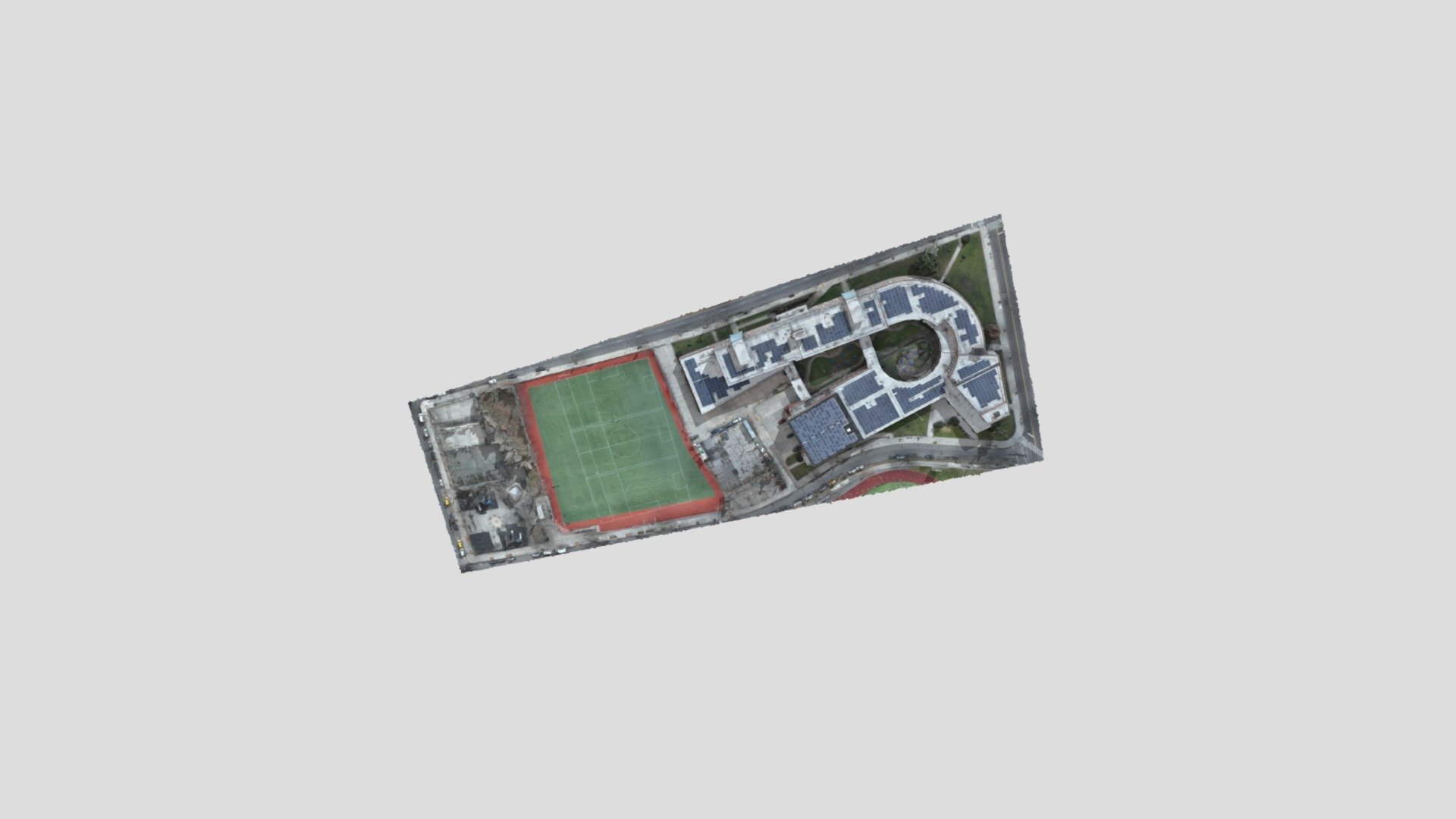Aerial Campus 3D Model - 3D model by thefuture3d [395690f] - Sketchfab