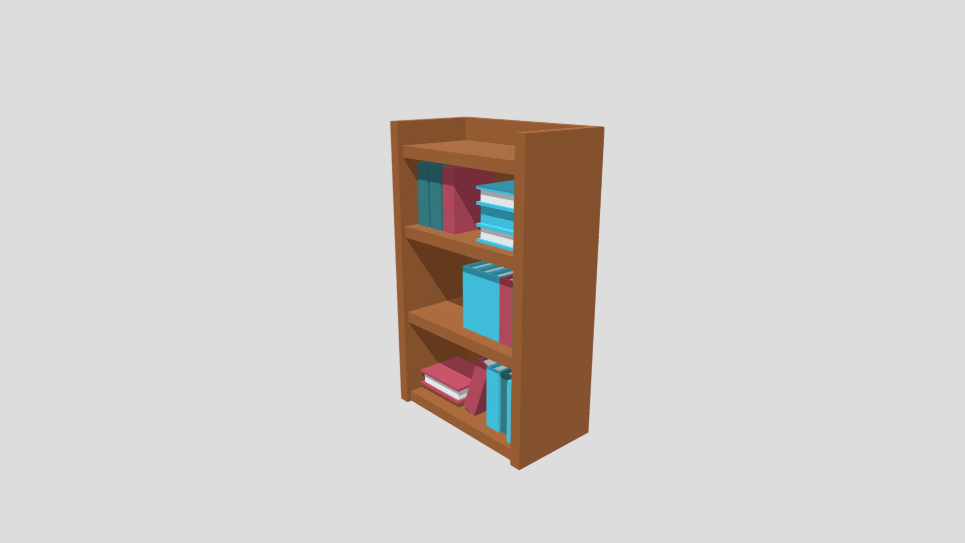 Bookshelves - 3D model by IniRiza [39575e0] - Sketchfab