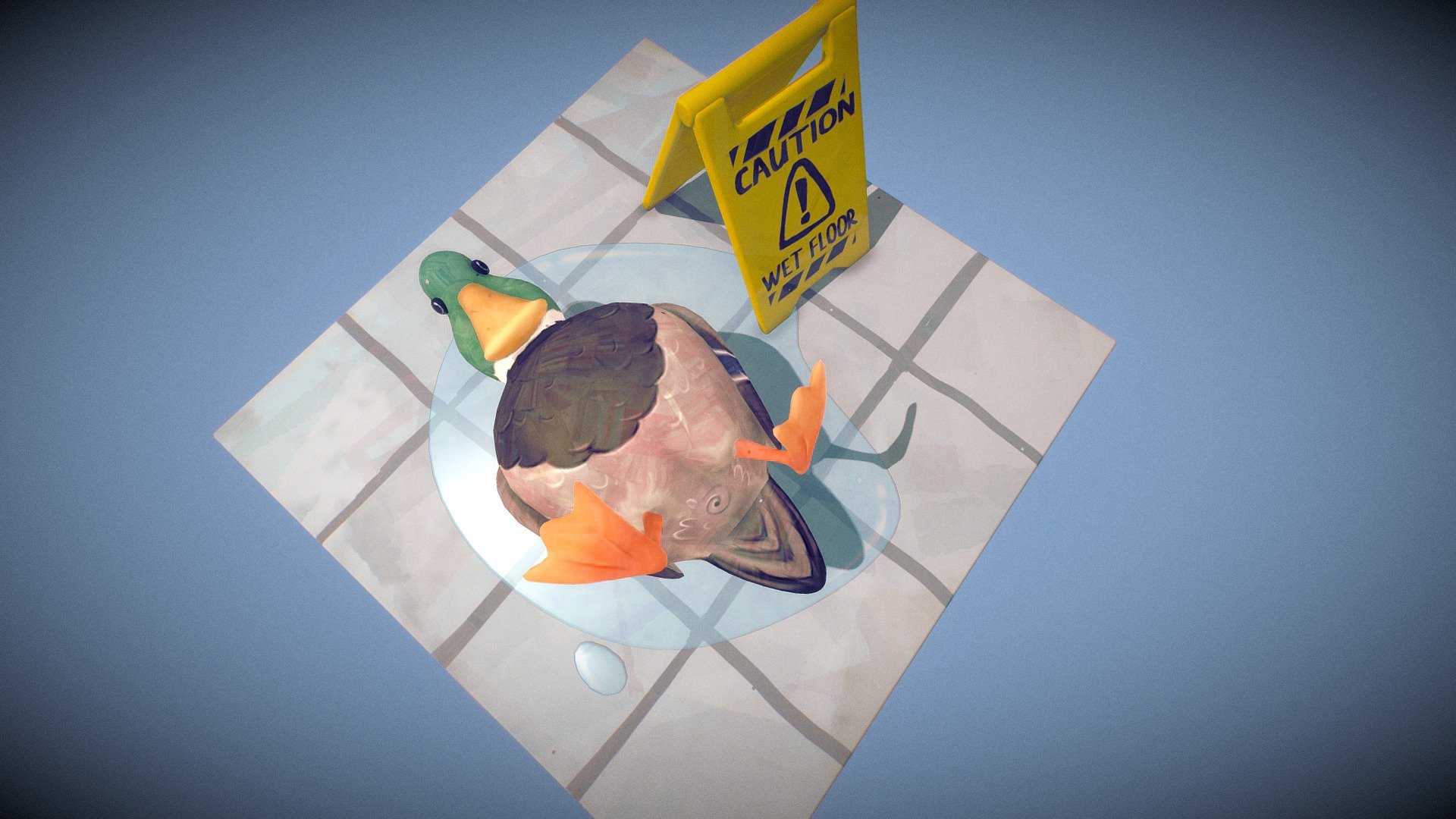 UPSIDE DUCK - 3D model by Viacheslav.Yaskevych [3958025] - Sketchfab