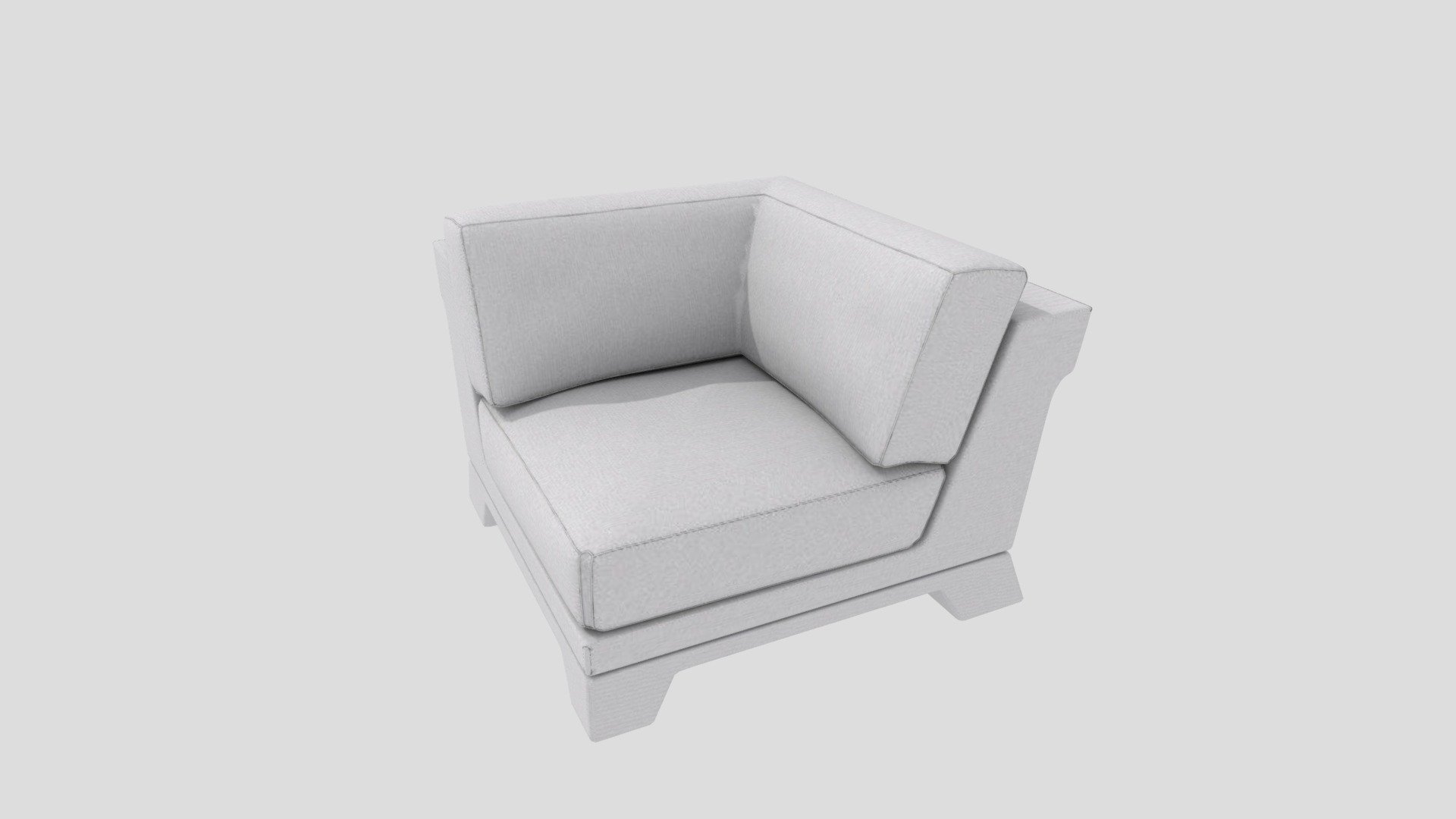 Patt Corner Sofa By Charles Tassin - 3D model by Master 3D-PT (@3D-PT ...
