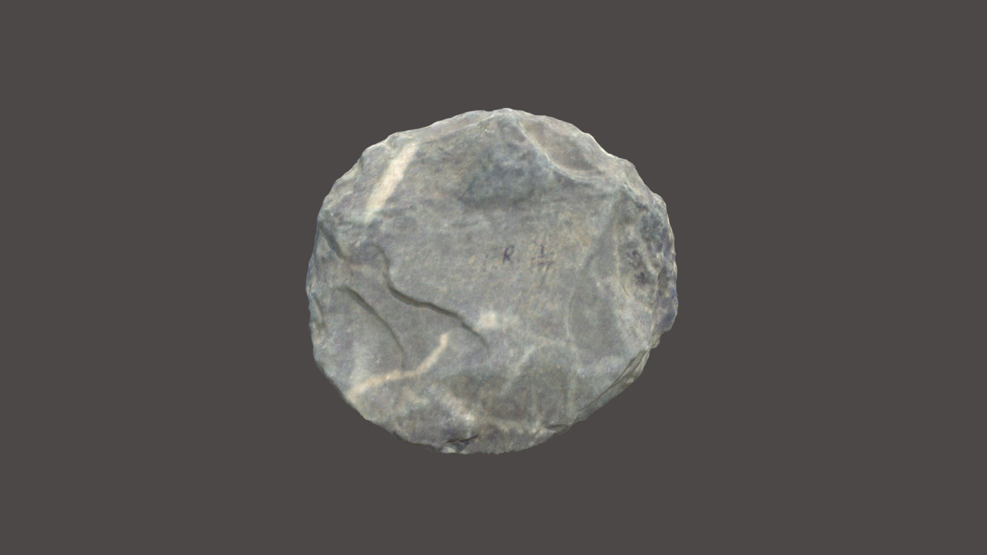 FR049, Late Woodland, chipped slate disc - Download Free 3D model by ...