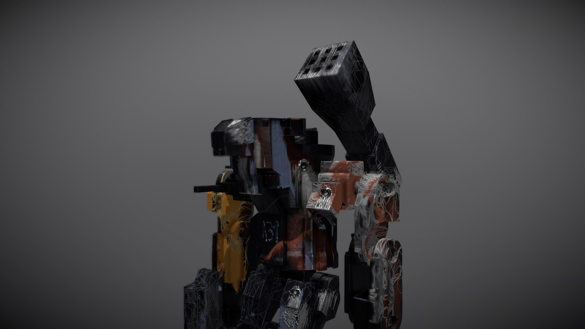 Simple Mech robot - 3D model by strangelytwisted [395b1ff] - Sketchfab