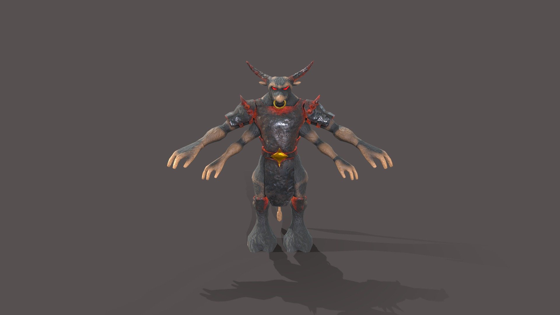 Bull Man - Download Free 3D model by bullwa [395b582] - Sketchfab