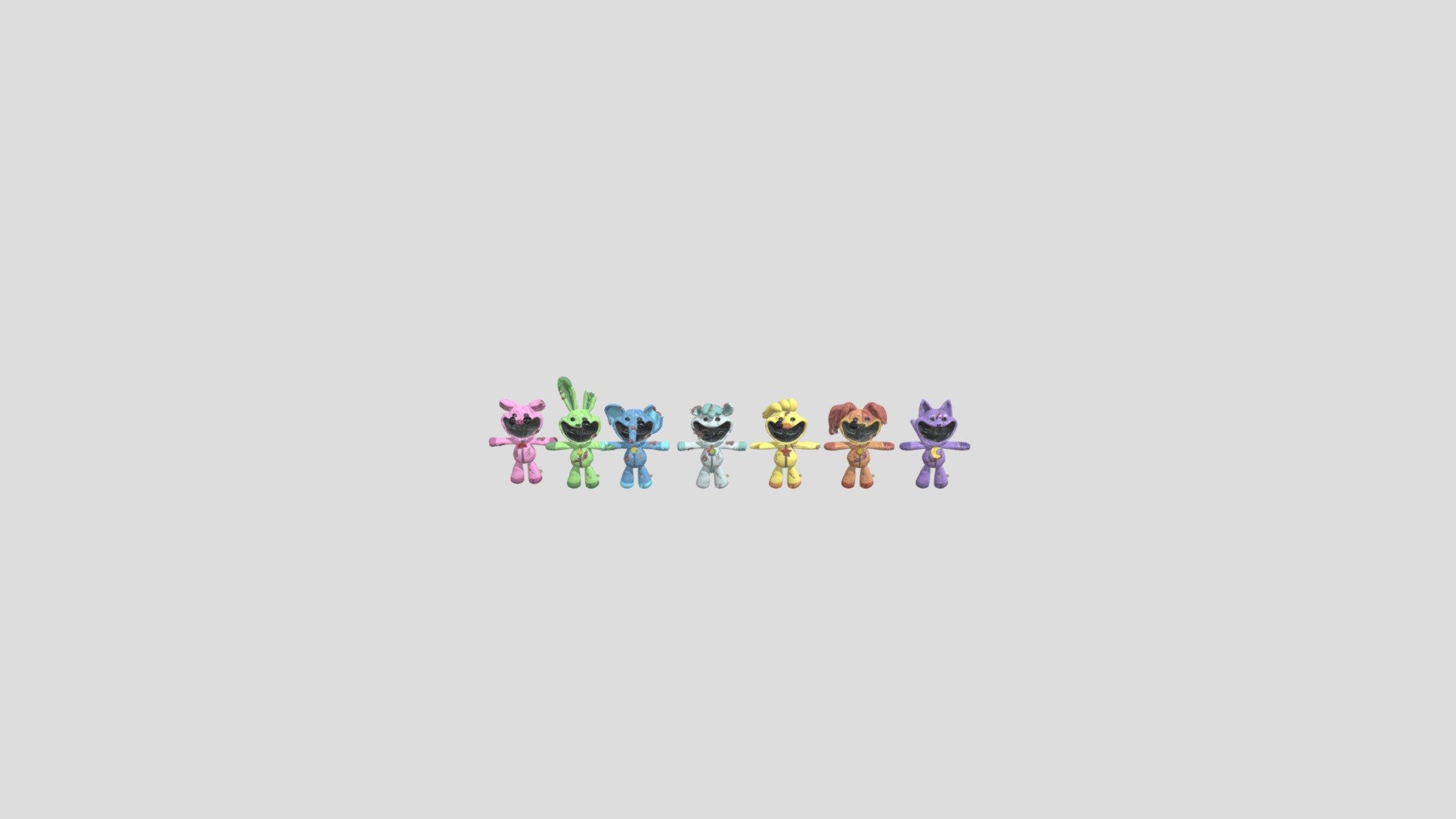 The Smiling Critters - Download Free 3D model by ASP ...