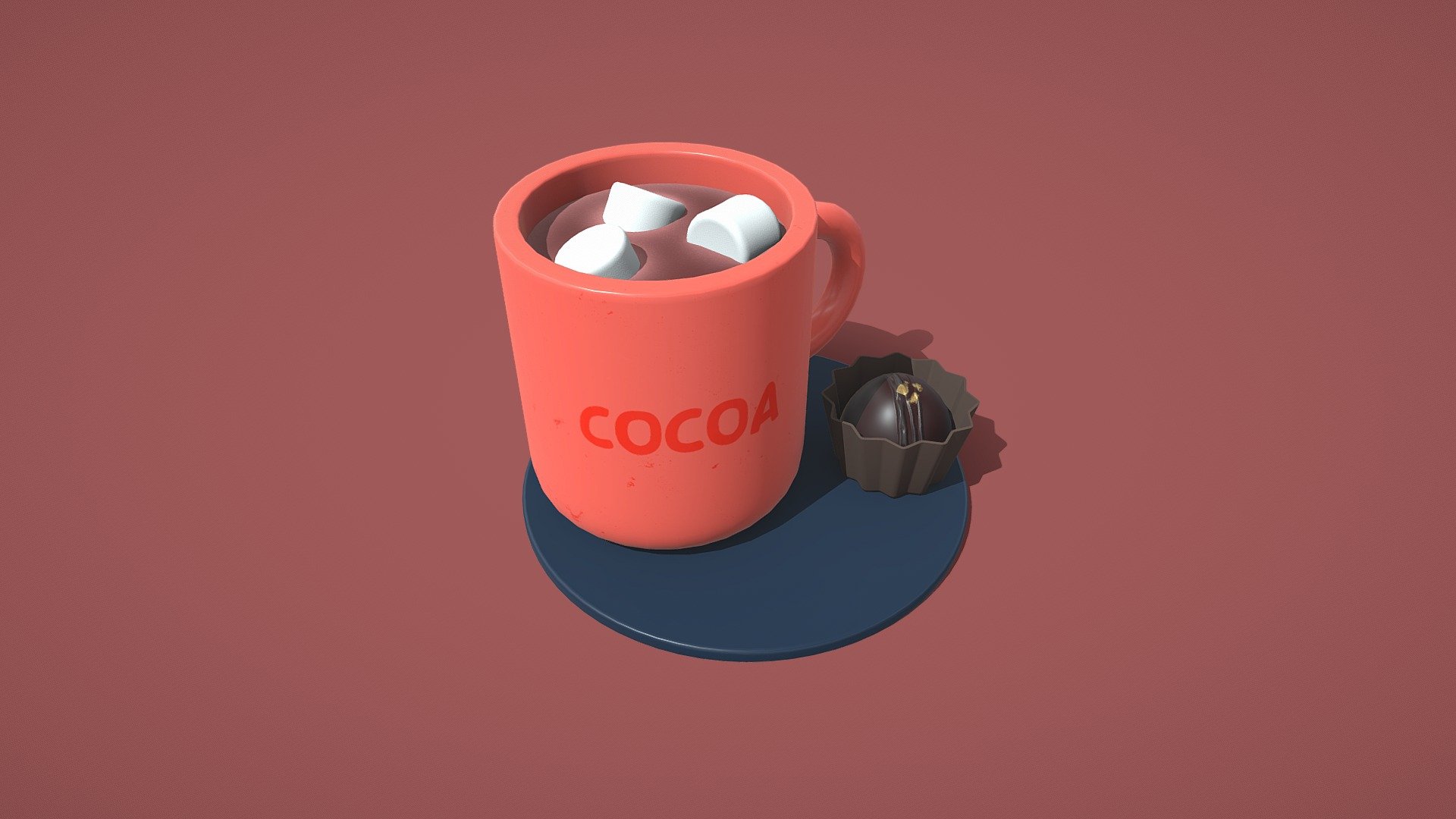 Hot Cocoa Drink - Download Free 3D model by sheana [395d644] - Sketchfab