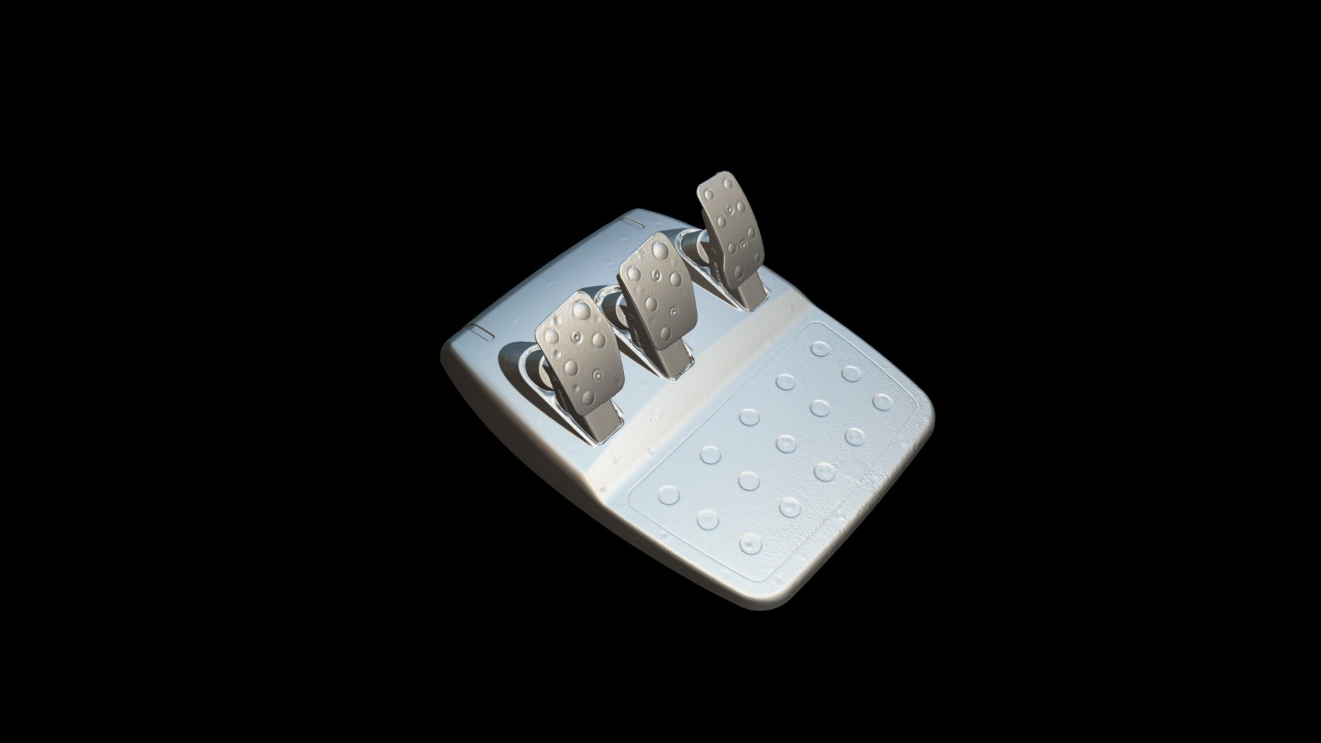 3D Model of Brake And Accelerator Pedal Car - 3D model by Thunk3D ...