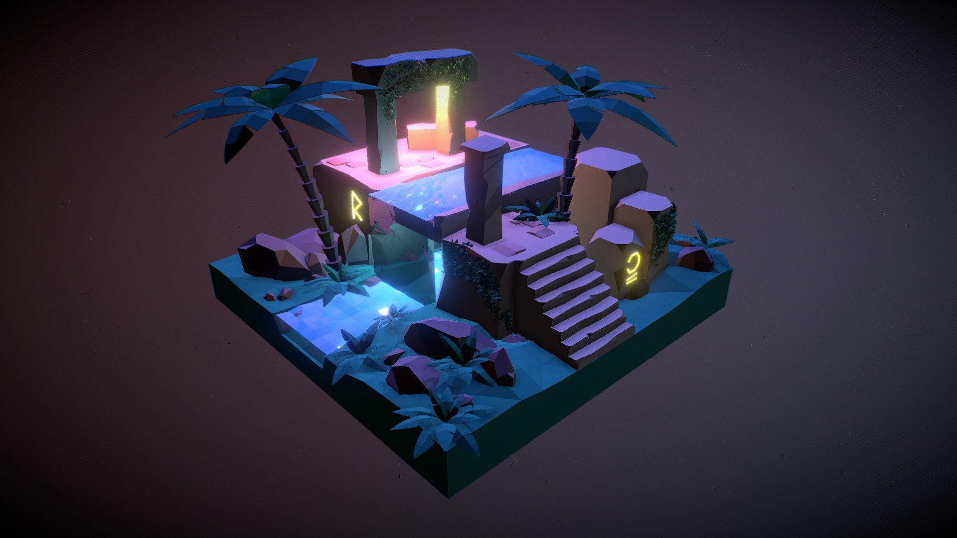 Ancient Ruins - 3D model by Jane Fancy (@janefancy) [395f7ed] - Sketchfab