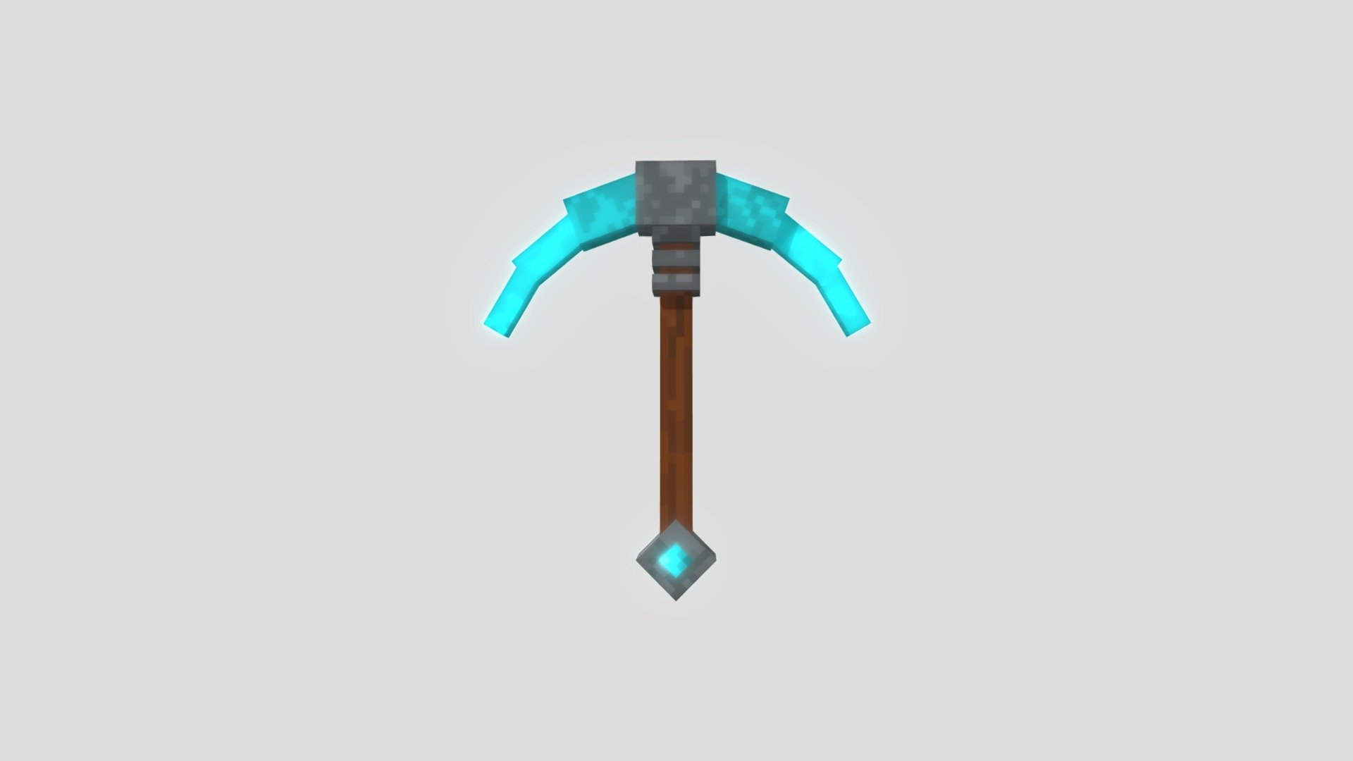 3D Diamand Pickaxe - Download Free 3D model by Matt Alexander (@Matt ...