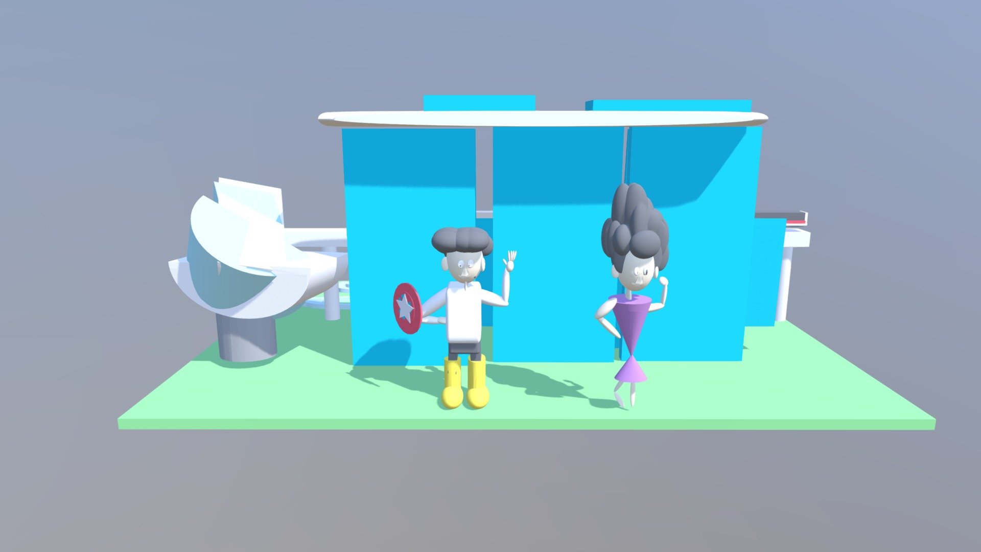 PHUA CHU KANG and Rosie - 3D model by bay.sean [3960d32] - Sketchfab