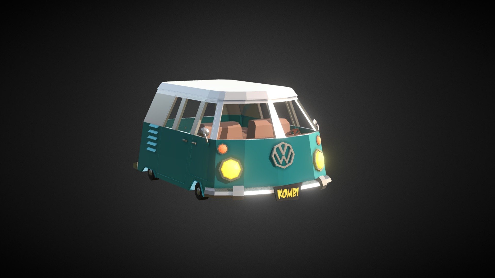 Cartoon Kombi - Download Free 3D model by cris cardona (@criscardona ...