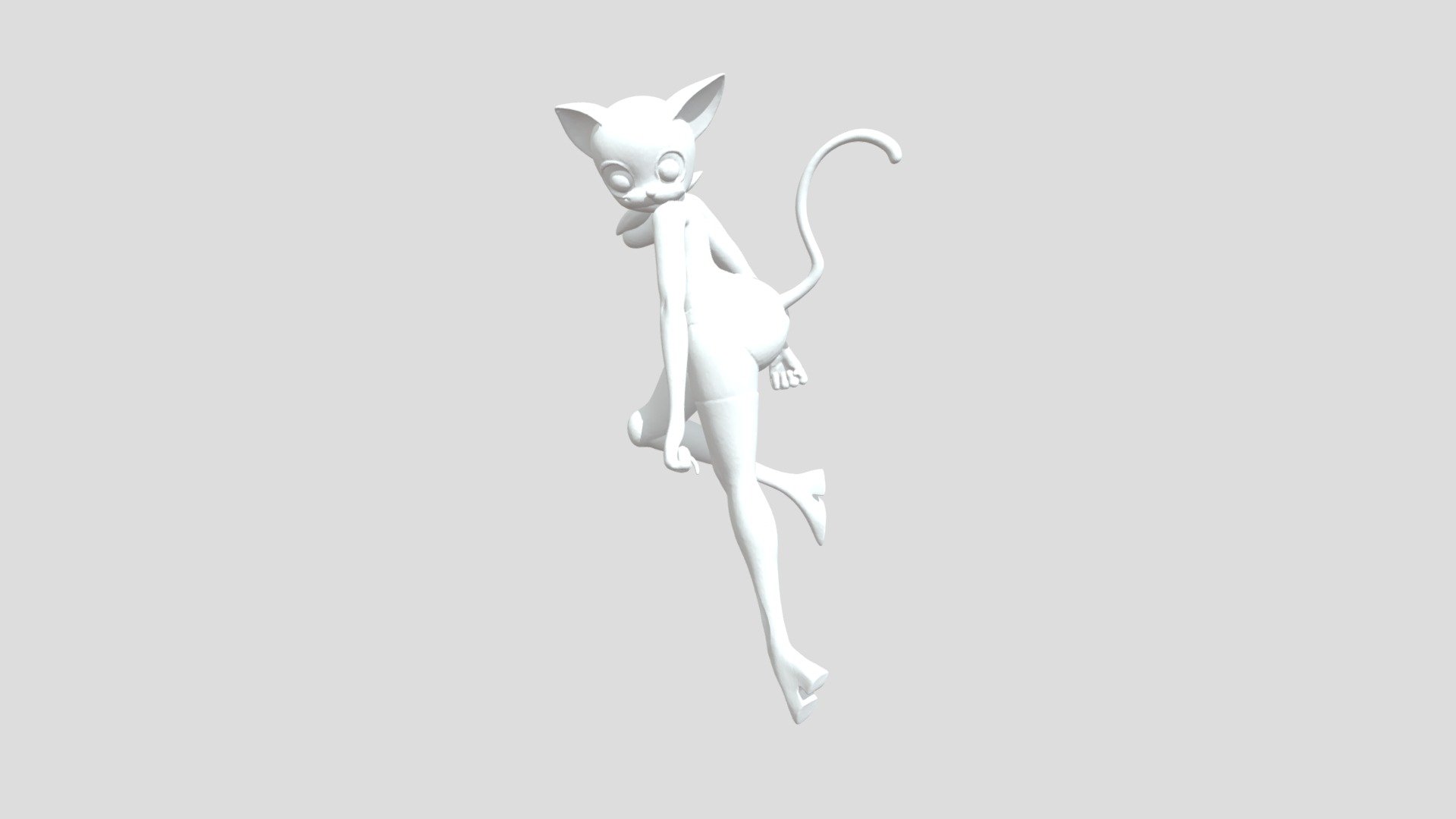 Cat Costume Dancer - 3D model by ccklbnj [396207b] - Sketchfab
