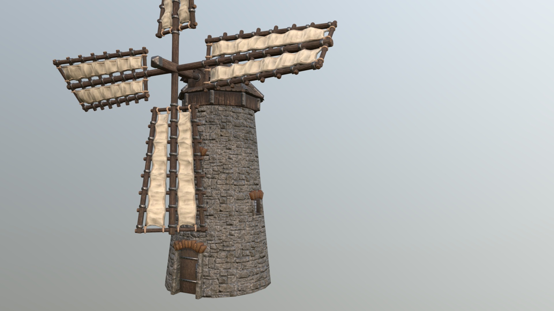 windmill - 3D model by suby549 [396470a] - Sketchfab