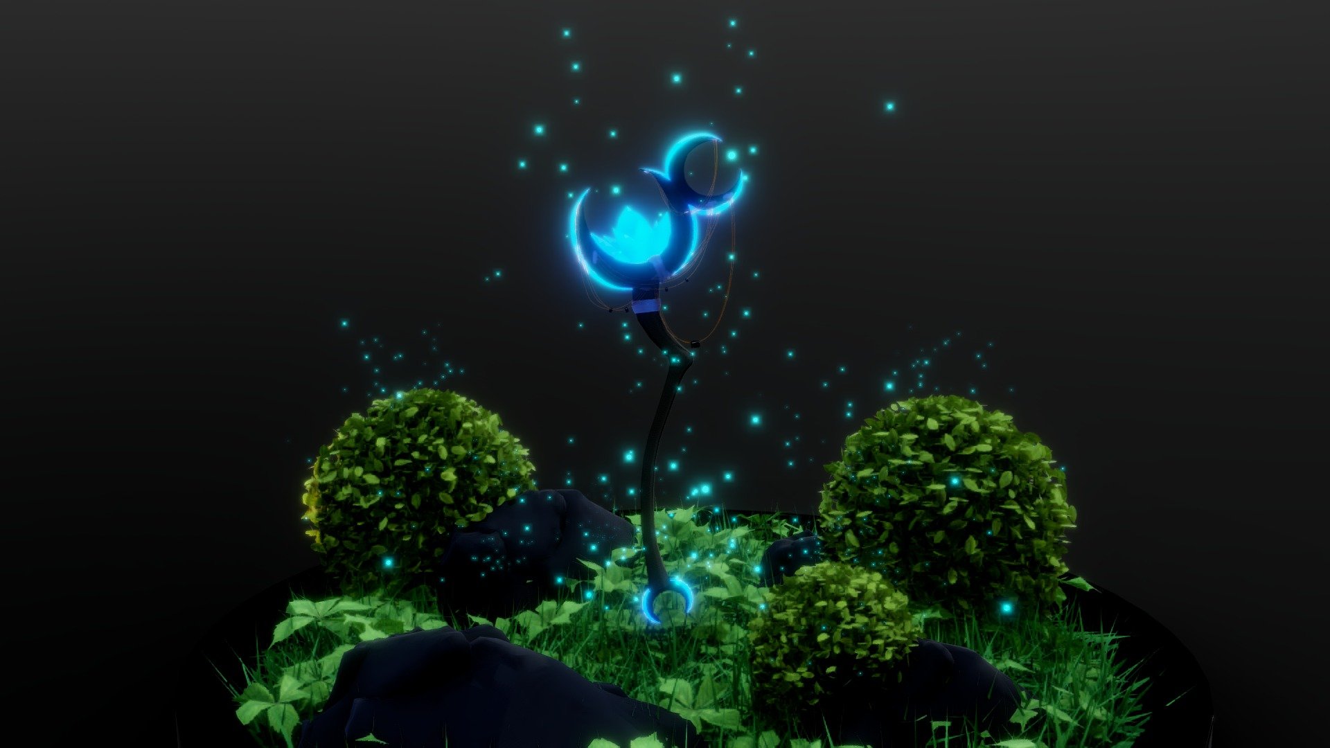 Moon Staff - Download Free 3D model by Somersby [3965089] - Sketchfab