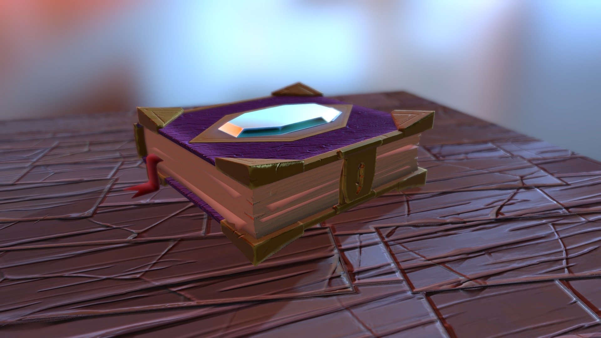 Stylized Magic book - 3D model by majada89 [39656f5] - Sketchfab