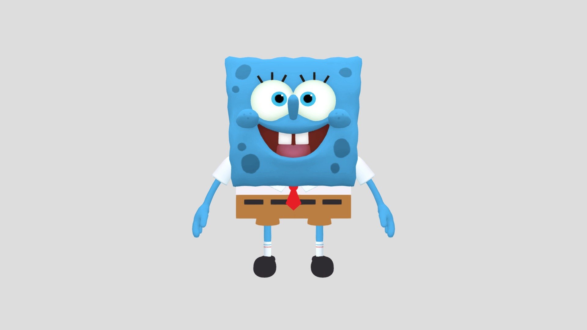 NASB - Spongebob (Custom Texture) (Blue) - Download Free 3D model by ...