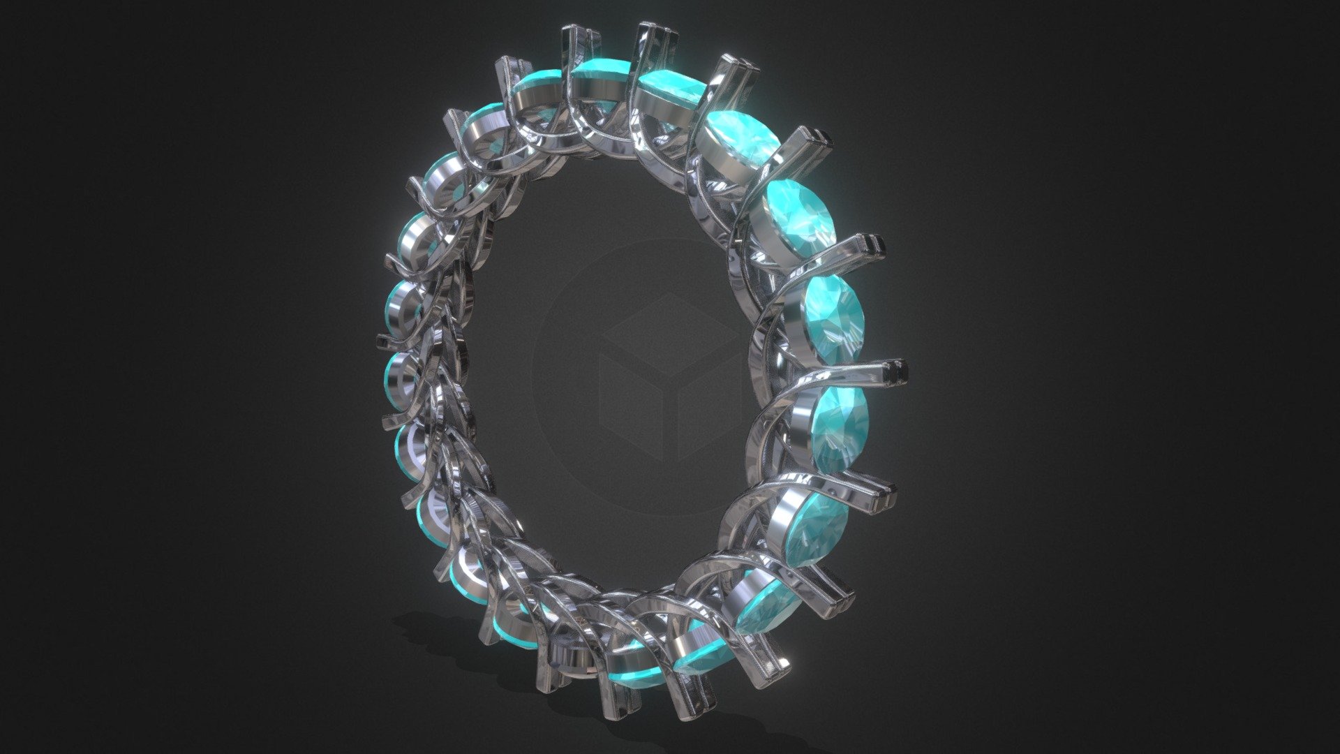 Eternity Ring - Buy Royalty Free 3D model by OrnaLabs [3966800 ...