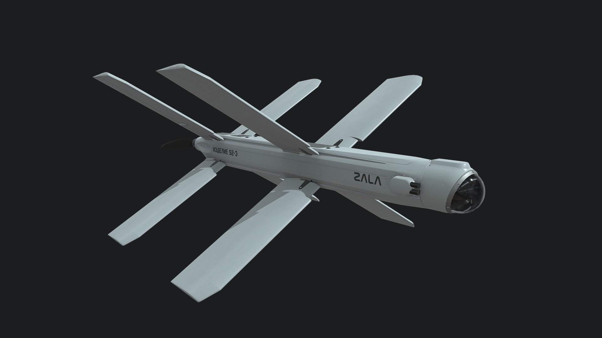 Lancet Zala Z-52 - Buy Royalty Free 3D model by Tim Samedov ...