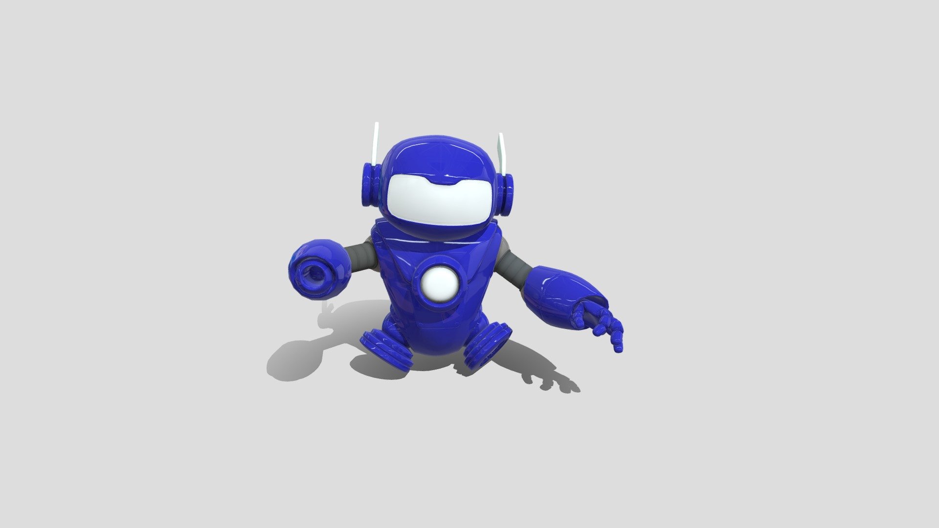 Little robot - 3D model by JoaoMP [3967d6c] - Sketchfab