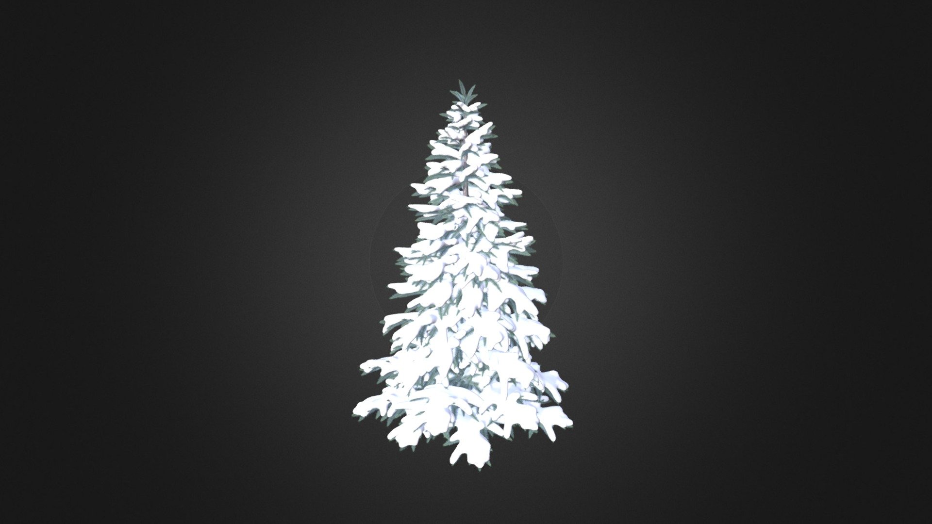 Spruce Tree with Snow 3D Model 2.8m - 3D model by cgaxis [3967e8b ...
