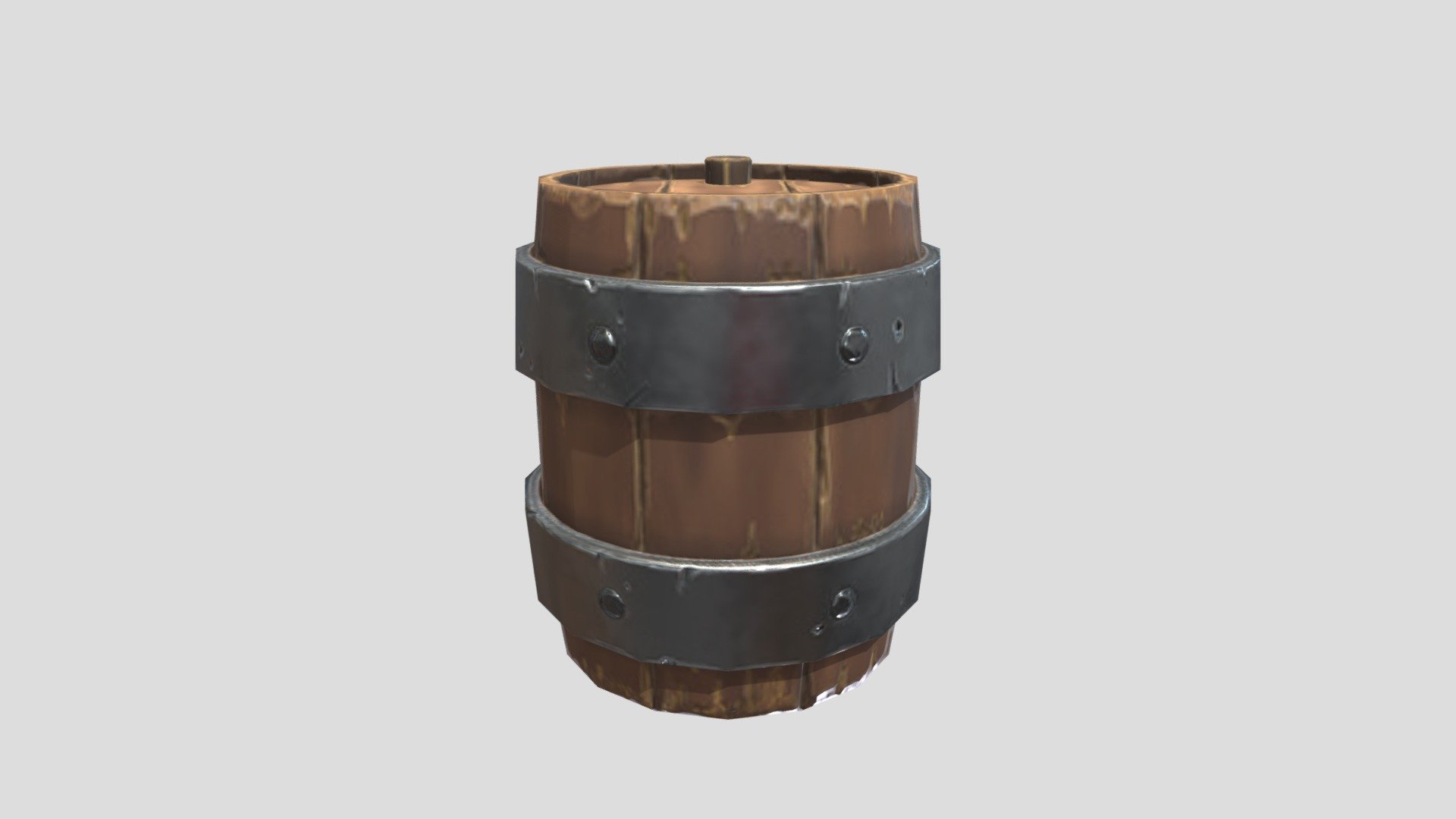 Barrel Damaged Stylized - Download Free 3D model by MakuroPoro [3969891 ...